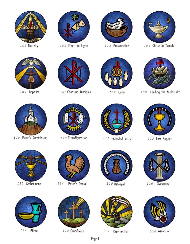 Old & New Testament Symbols – page 1 - Creative Art Glass